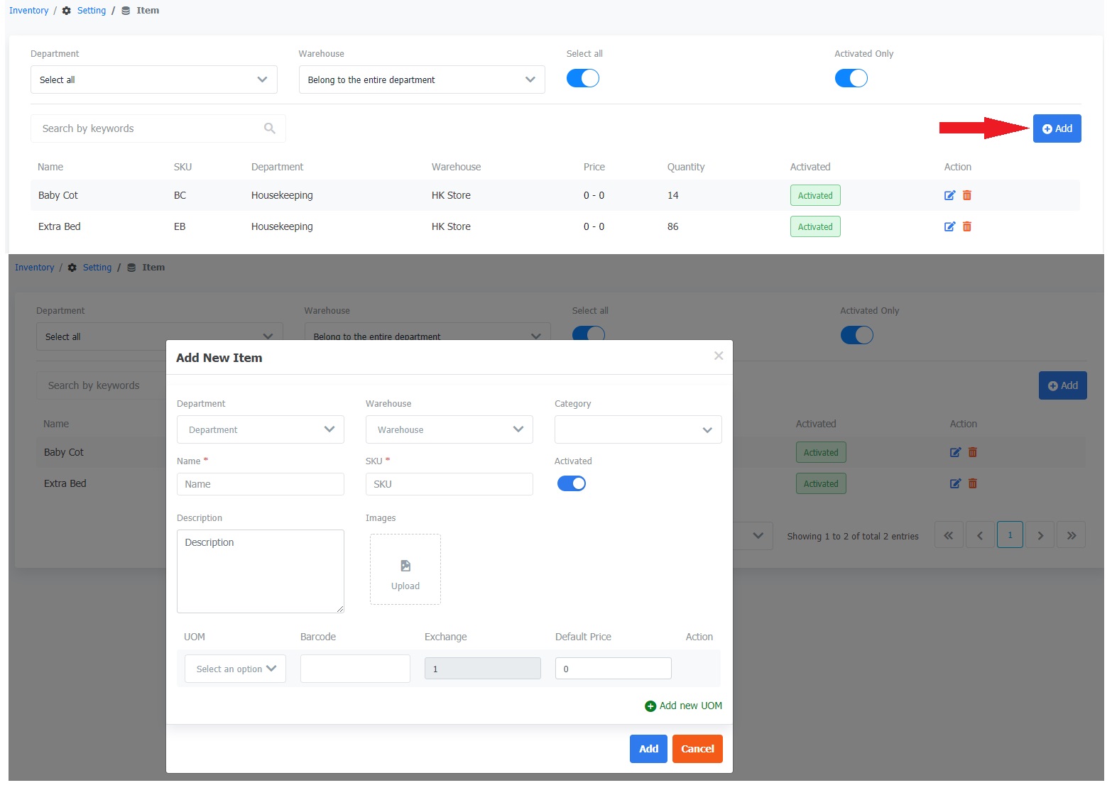 [Eng] Setup Inventory (Item, Unit)