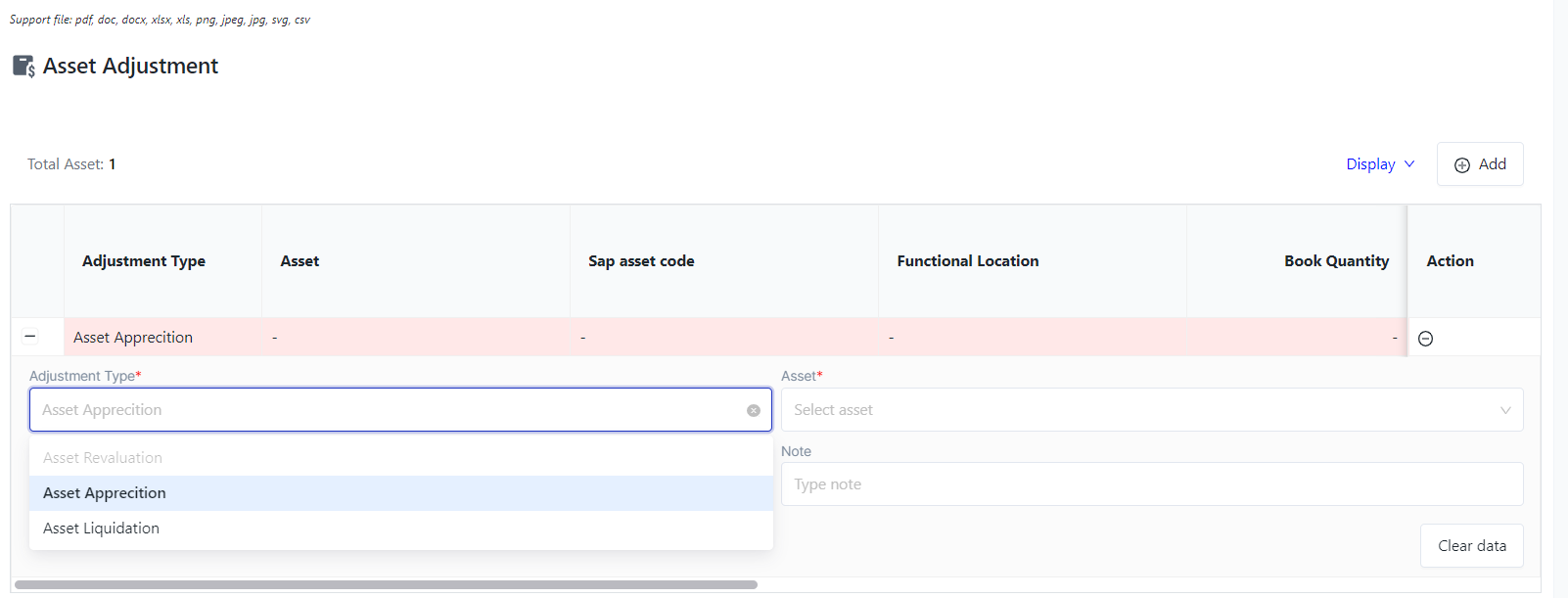 [ENG] Asset Adjustment