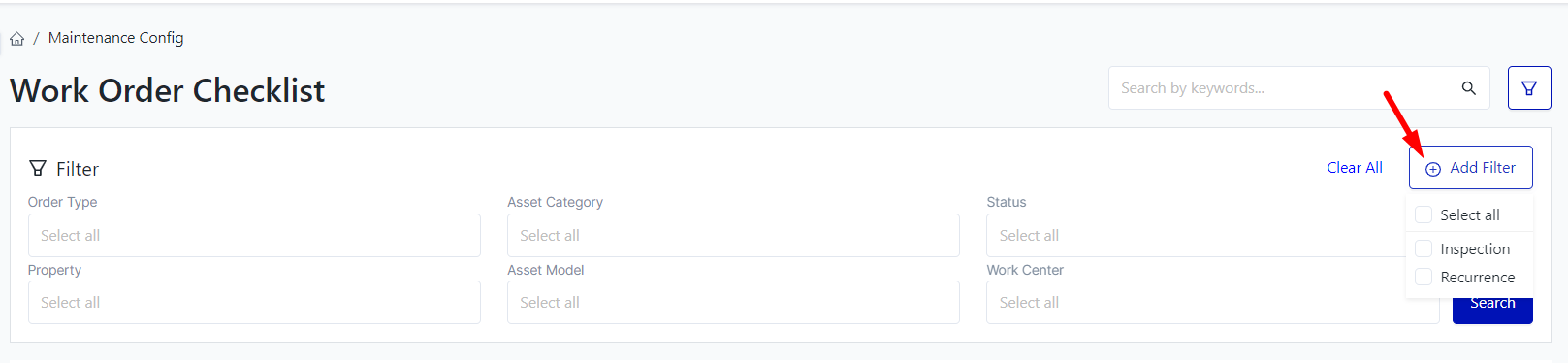 [ENG] Work Order Checklist