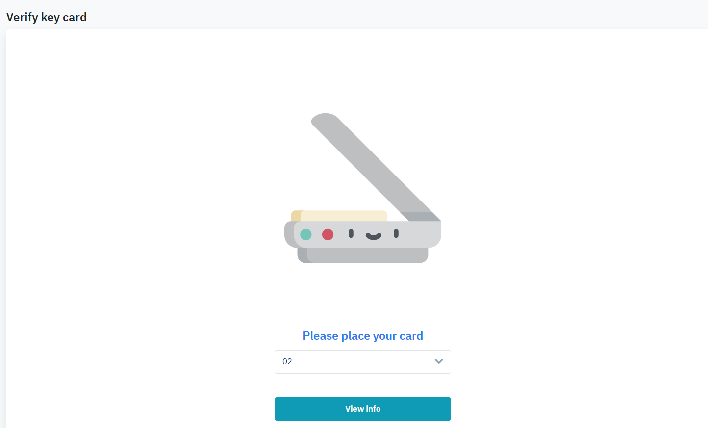 Verify Key Card/ ตรวจสอบคีย์การ์ด