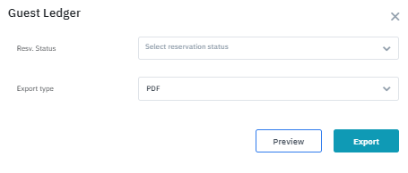 Guest Ledger (Số chi tiết các giao dịch theo khách hàng)